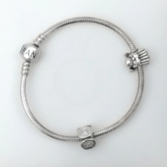Pandora | Jewelry | Pandora Crystal Angel Sterling Silver Charm ...